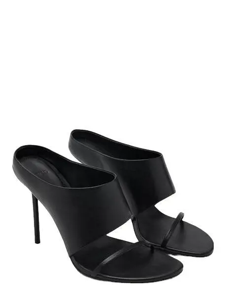 Mango Slide Sandal - Black