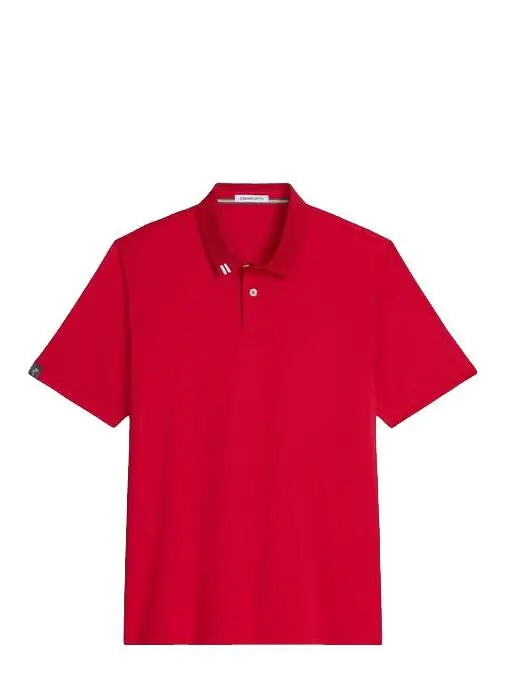 ASHWORTH GOLF 2bar Solid Polo - Core Red
