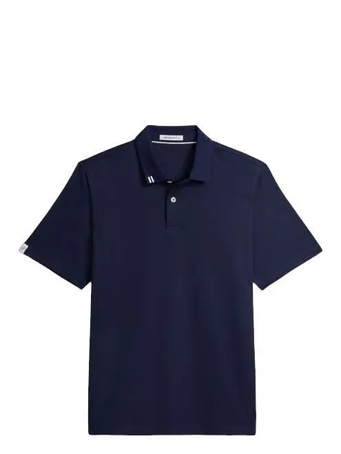 ASHWORTH GOLF 2bar Solid Polo - Driver Navy