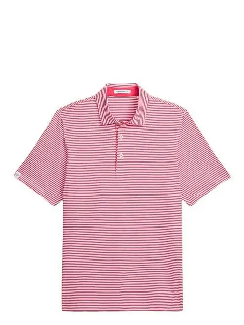 ASHWORTH GOLF Fairway Polo - Core Red/white