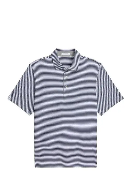 ASHWORTH GOLF Fairway Polo - Driver Navy/white