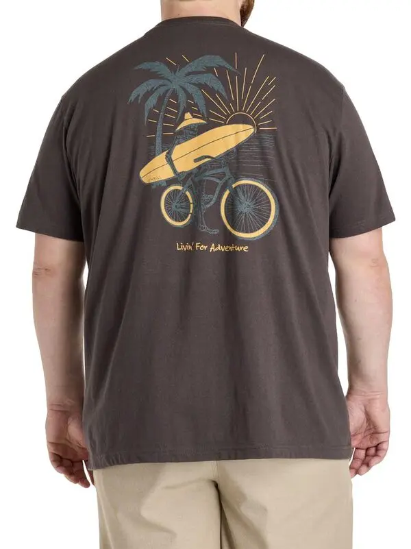 O'Neill Big & Tall Beachcomber Graphic Tee - Graphite