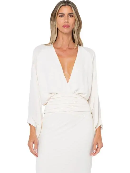 JBQ Noelle Blouse - Bone