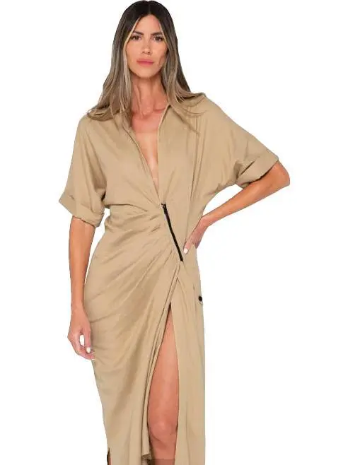 JBQ River Dress - Khaki