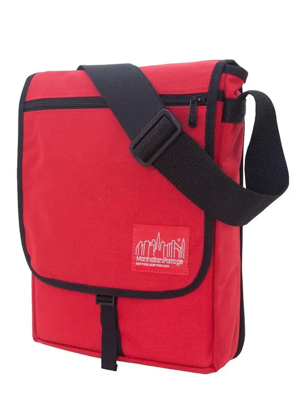 MANHATTAN PORTAGE Compact 13" Laptop Messenger Bag - Red