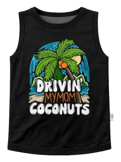 FLETCH Drivin' My Mom Coconuts Tank - Black