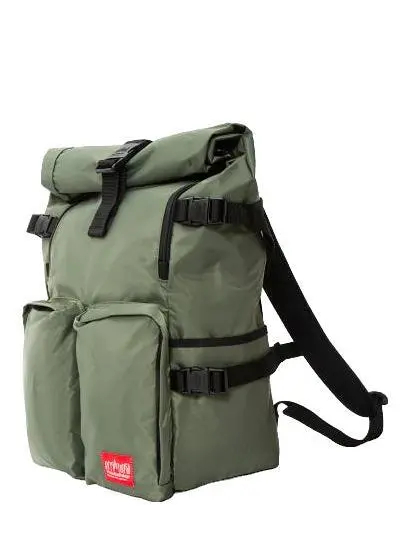 MANHATTAN PORTAGE Flight Nylon Focus Backpack - Olive