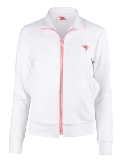 LOVE ALL TENNIS Evonne Full Zip Jacket - Pink