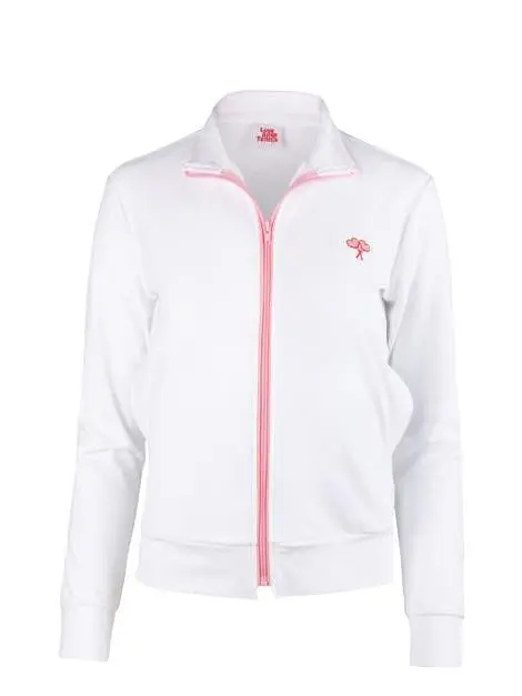 LOVE ALL TENNIS Evonne Full Zip Jacket - Pink