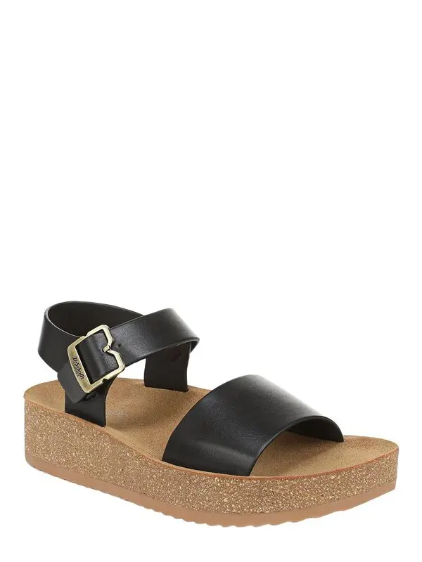 Dr. Scholl'S Wedge Platform Sandal - Black