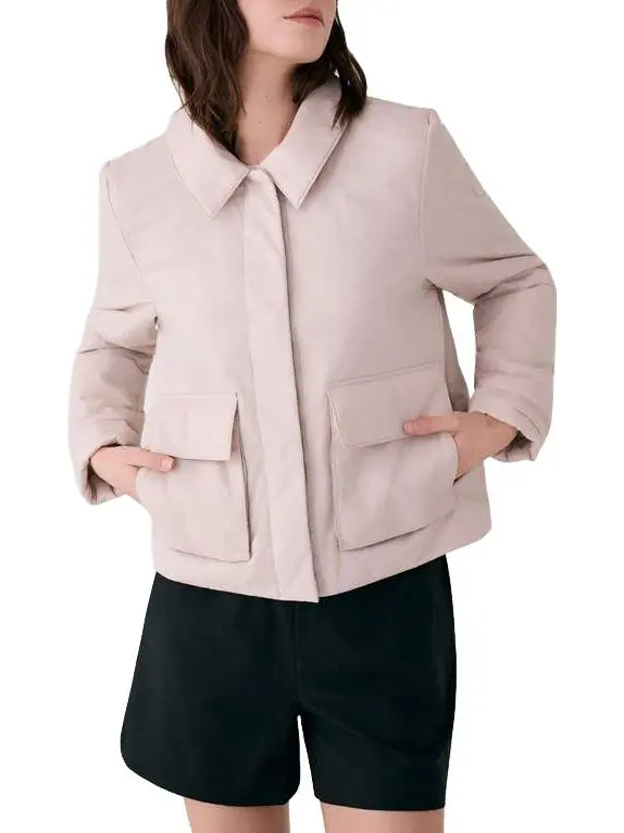 LOLE Dani Water-repellent Insulated Cropped Jacket - Abalone