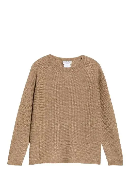 Max Mara Oro Linen Sweater - Desert