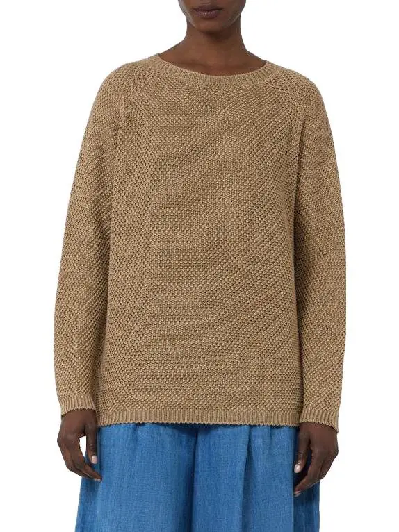 Max Mara Oro Linen Sweater - Desert