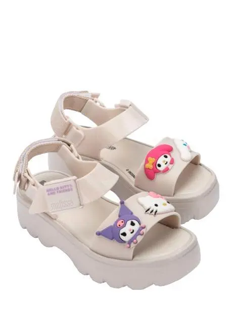 Melissa X Hello Kitty And Friends Lug Sole Sandal - Beige