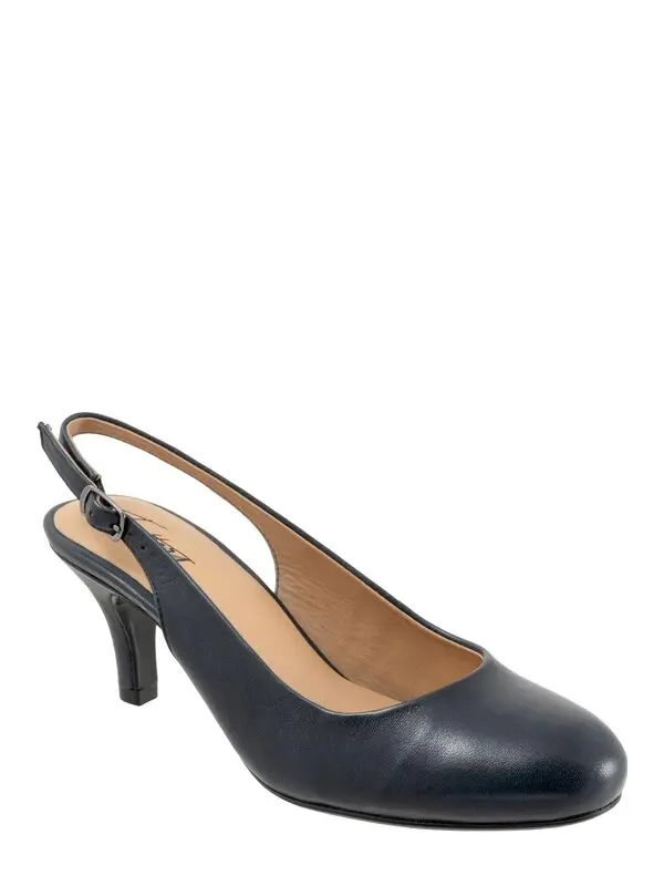 Trotters Lexi Slingback Pump - Navy