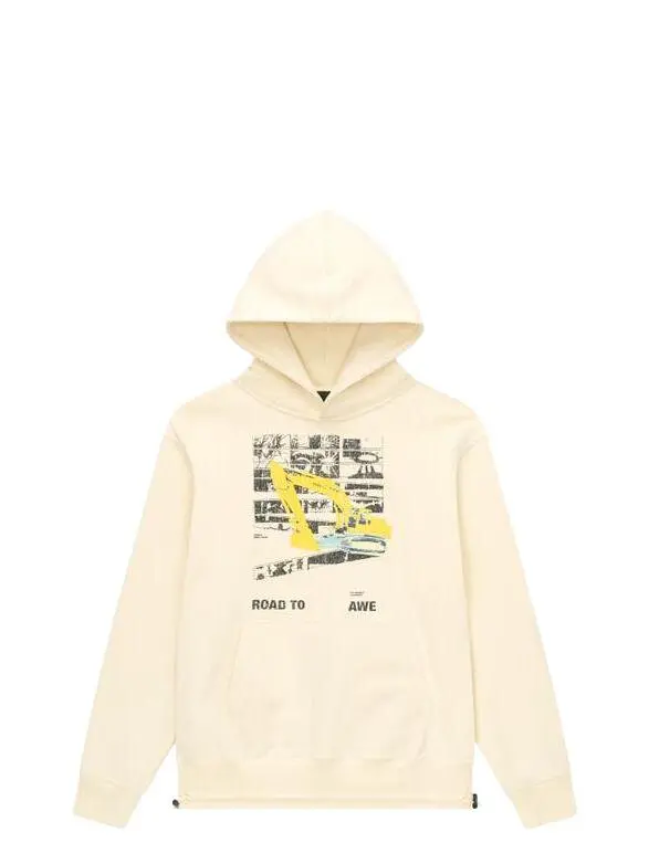 RtA Jordan Oversize Graphic Hoodie - Raw Sand Digger