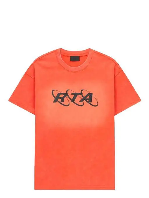 RtA Colin Planetary Oversize Graphic T-shirt - Orange Planetary