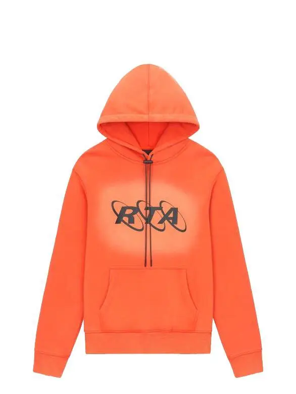 RtA Dion Planetary Graphic Hoodie - Orange Planetary