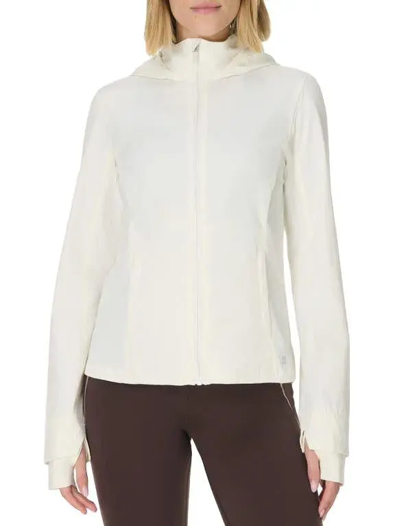Sweaty Betty Ultimate Train Water Resistant Jacket - Lily White