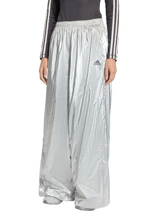 Adidas Originals By Alexander Wang F50 Metallic Track Pants - Silver Metallic