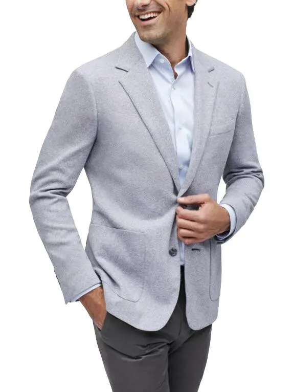 Bonobos Trim Fit Knit Cotton Sport Coat - Grey