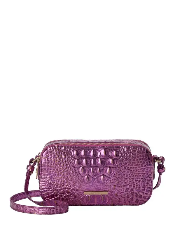Brahmin Danica Croc Embossed Leather Crossbody Bag - Opera Melbourne