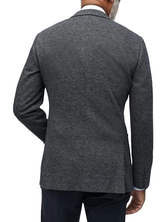 Bonobos Slim Fit Knit Cotton Blazer - Charcoal