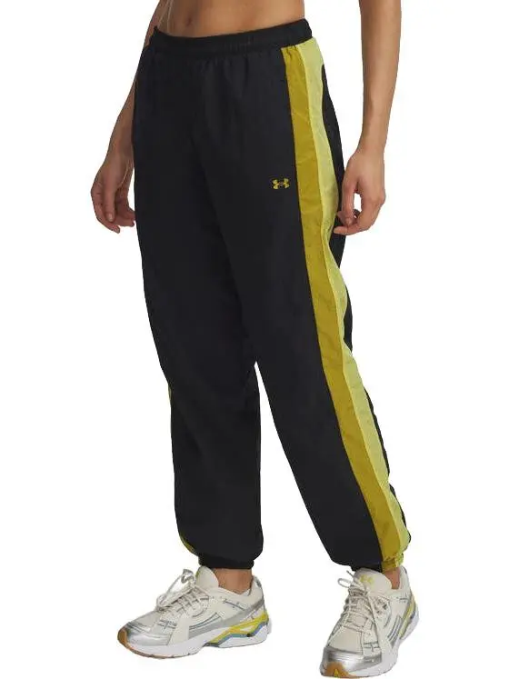 Under Armour Icon Water Repellent Crinkle Pants - Black/yellow/green