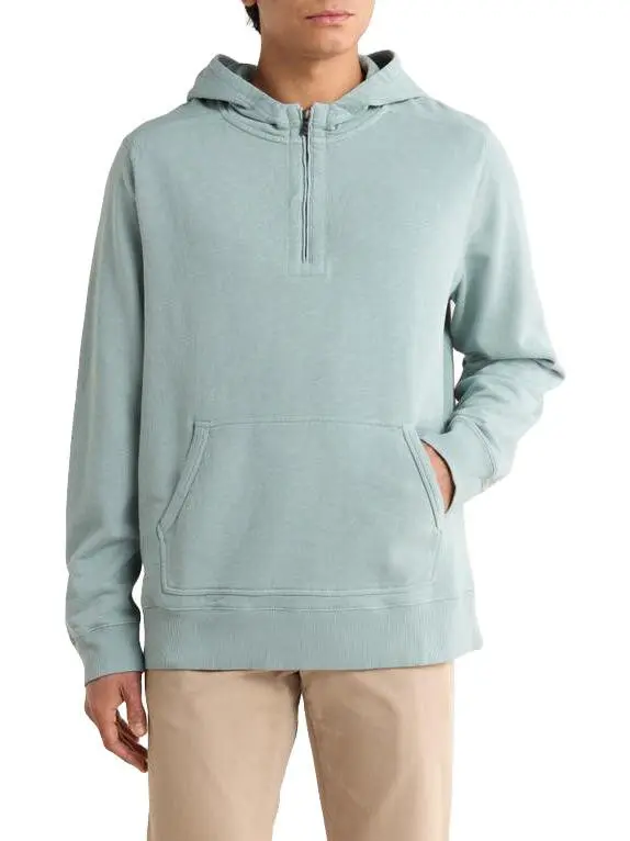 Tommy Bahama Cirrus Breeze Half Zip Hoodie - Dark Alpine