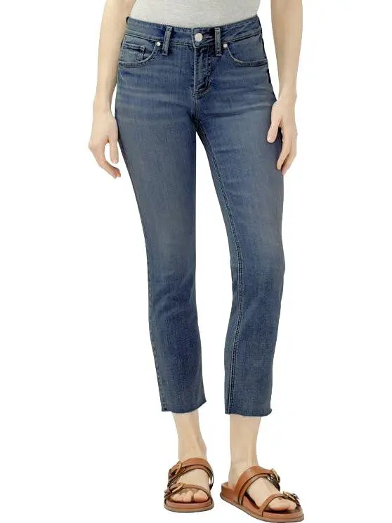 SILVER JEANS CO. Suki Crop Skinny Jeans - Orlando