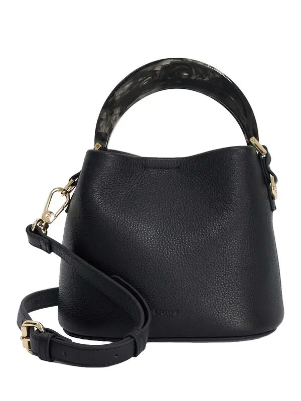Dune London Dharla Leather Top Handle Bag - Black