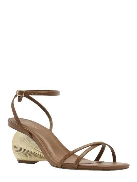AREZZO Luma Ankle Strap Wedge Sandal - Soul Natural