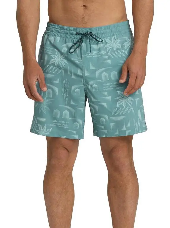 BILLABONG Layback Swim Trunks - Blue Fog