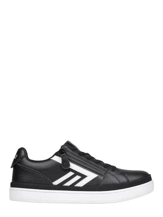 BILLY FOOTWEAR Classic Low Double Zip Sneakers - Black/white