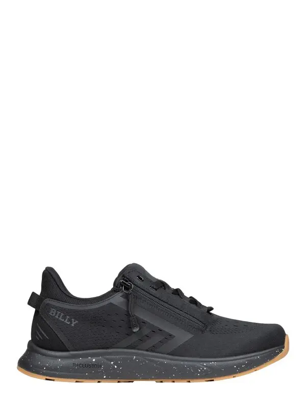 BILLY FOOTWEAR Sport Inclusion Dz1 Double Zip Sneaker - Black/black/gum