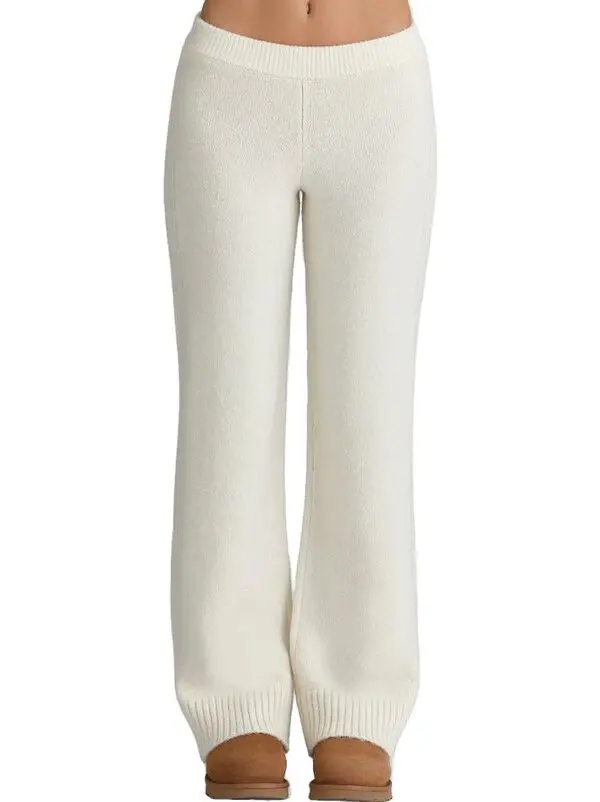 House Of Cb Lara Merino Wool Pants - Cream