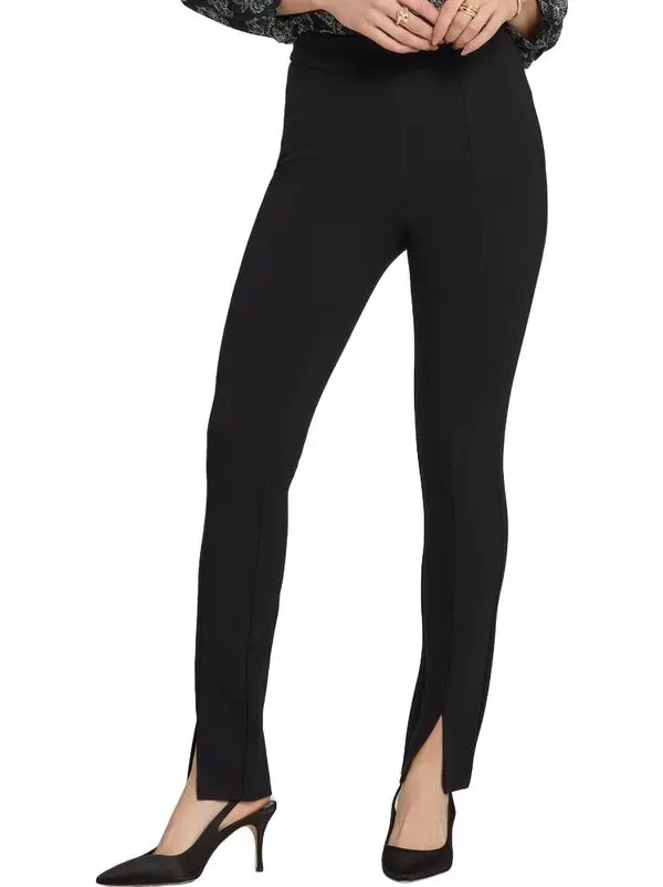 NYDJ Sculpt-her™ Slit Hem Pants - Black