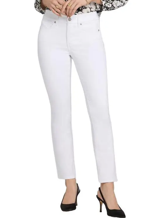 NYDJ Sheri Ankle Slim Jeans - Optic White