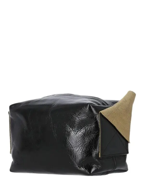 UMA WANG Leather Shoulder Bag - Black