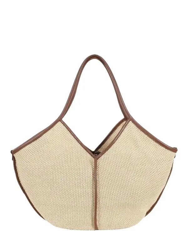 Hereu Calella Raffia Tote - Beige