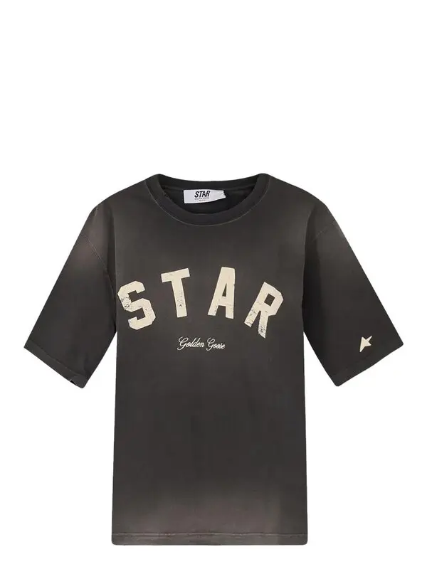 GOLDEN GOOSE Cotton T-shirt - Grey