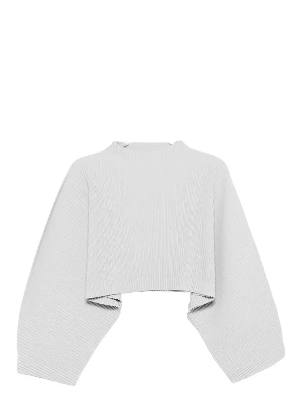 Issey Miyake Pleated Top - Grey