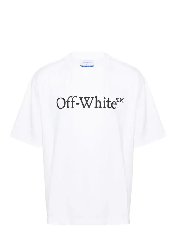 Off-White Big Bookish Cotton T-shirt - White