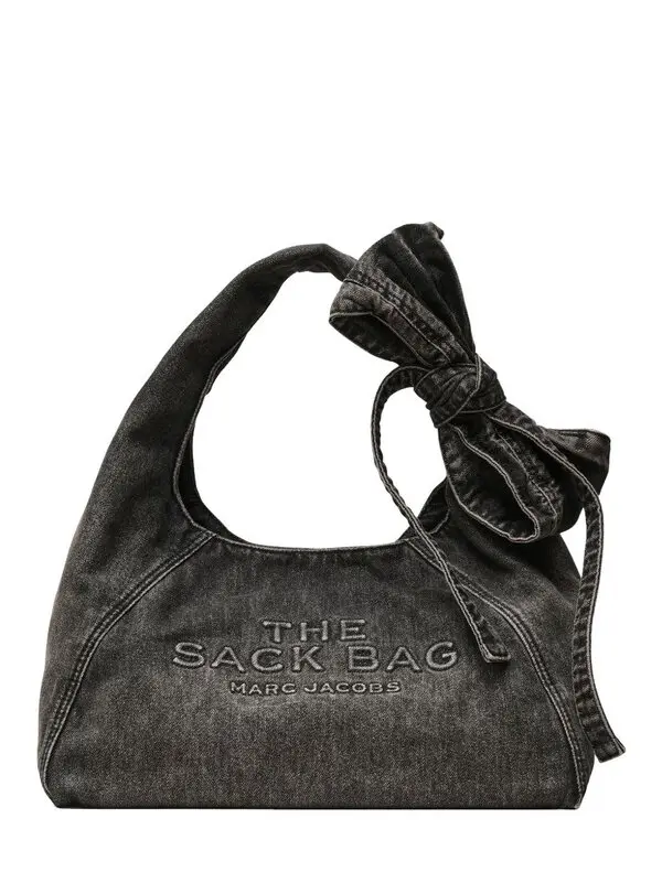 Marc Jacobs Sack Denim Handbag - Black