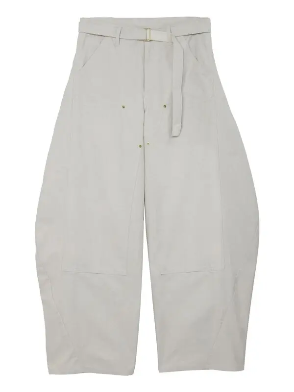 SACAI X CARHARTT WIP Trousers With Belt And Logo - White