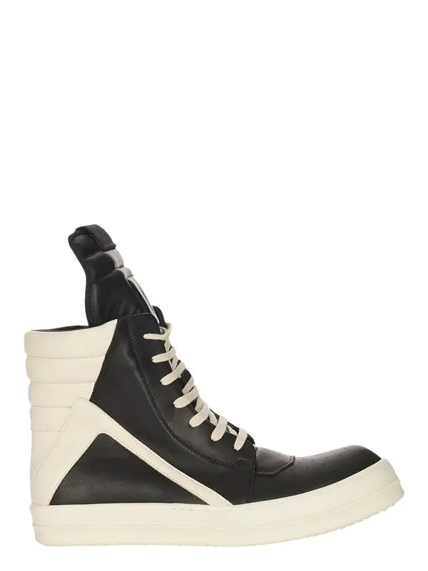 Rick Owens Geobasket Sneakers - Black