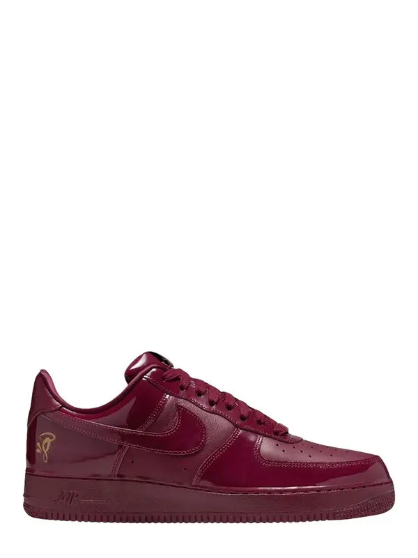 Nike Central Cee X Air Force 1 Low 'dark Beetroot' Uk Exclusive - Red