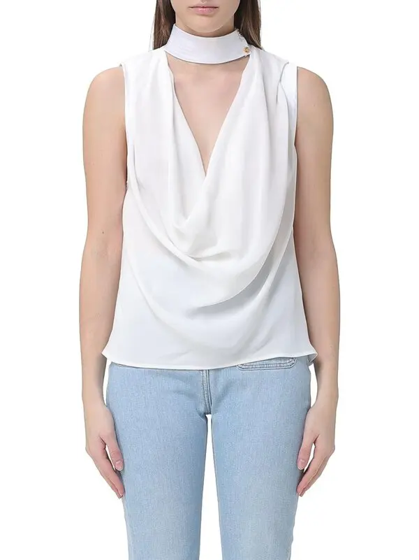 Elisabetta Franchi Sleeveless Top - Ivory
