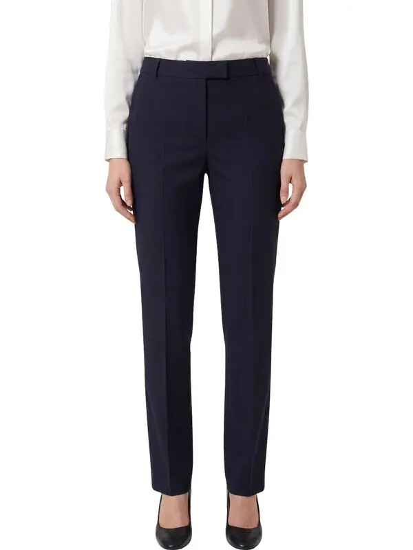 Max Mara Straight Leg Trousers - Black 1