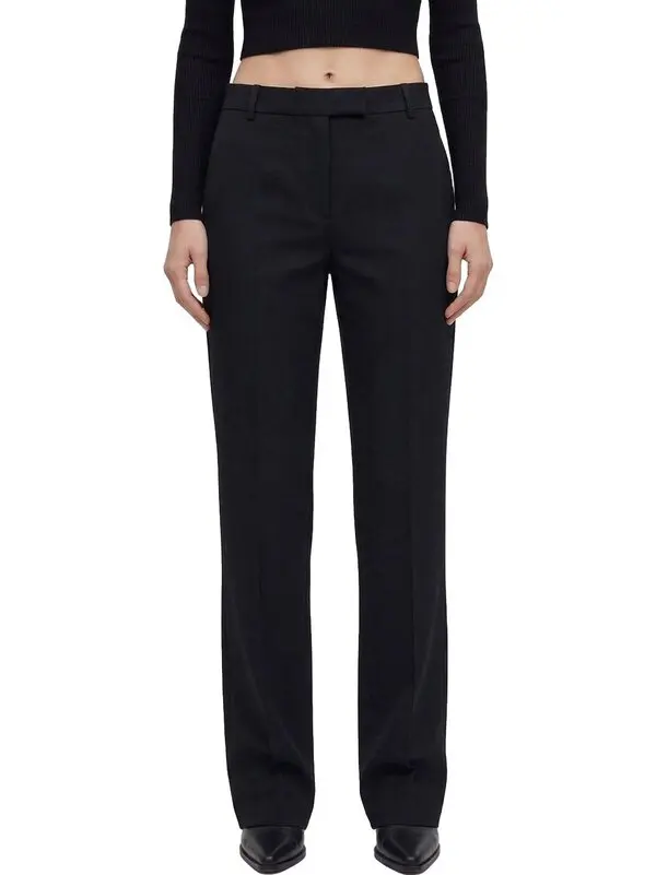 Max Mara Straight Leg Trousers - Blue